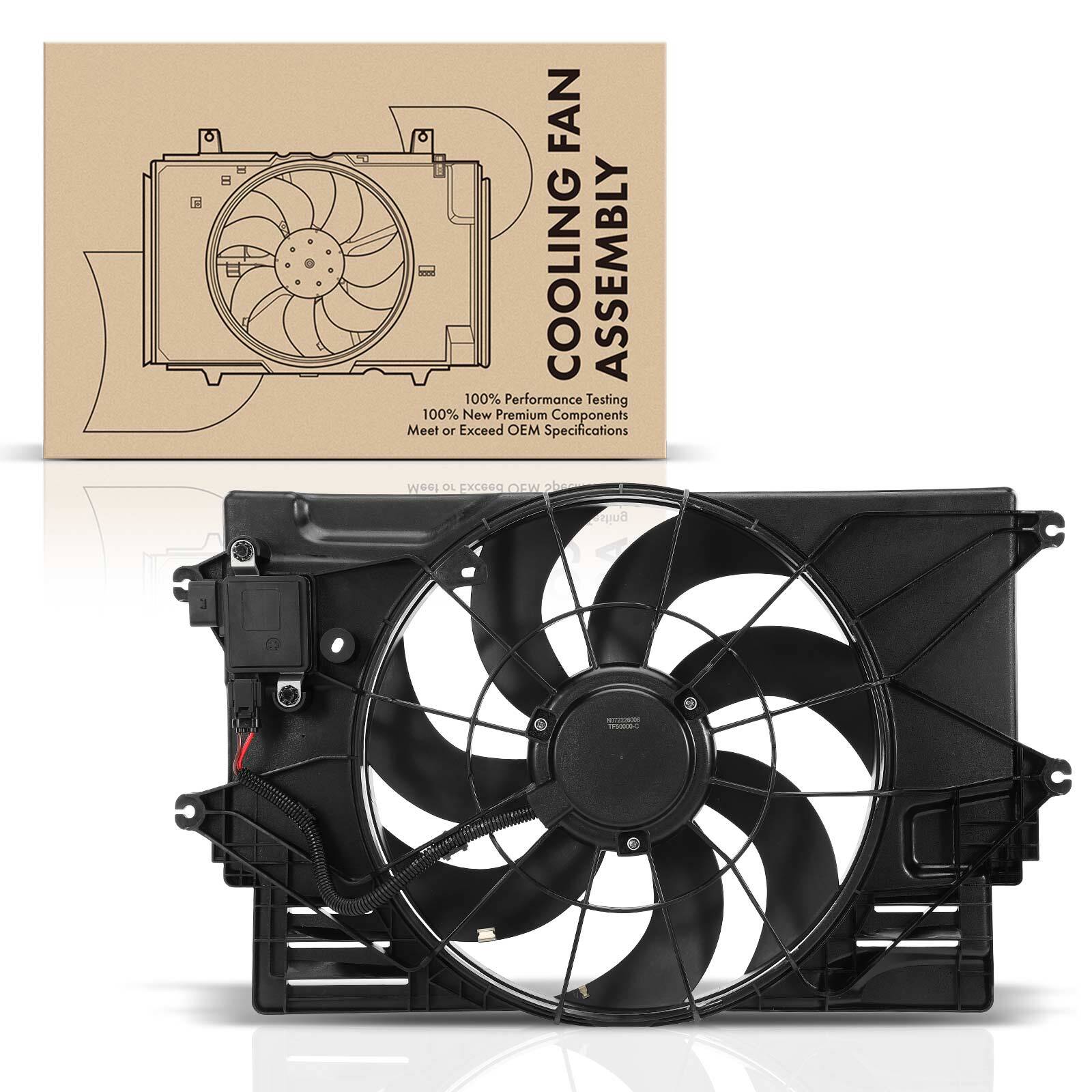 Engine Radiator Cooling Fan w/ Shroud Assembly for Kia Seltos 2021-2024 ...