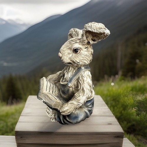 Vintage Tii Collections Resin Reading Bunny Figurine | eBay