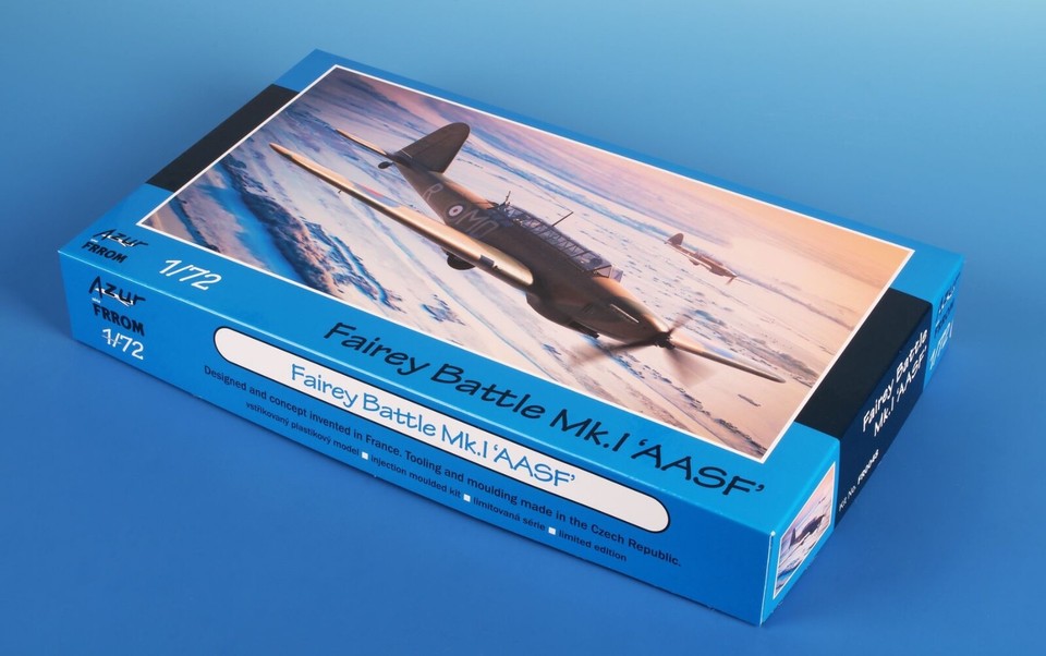 AZUR FRROM 1/72 FAIREY BATTLE Mk.I "AASF" FR0048 WWII model kit | eBay