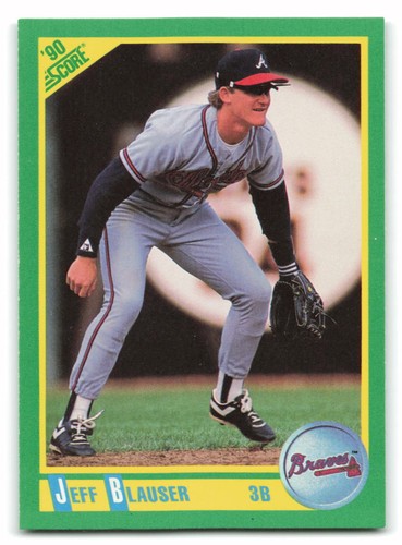 Jeff Blauser 1990 Score BASEBALL #178 Atlanta Braves | eBay