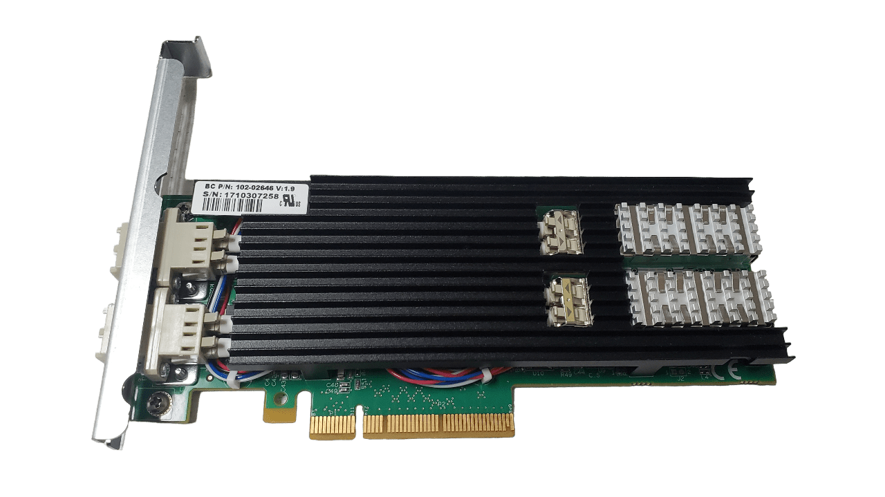 102-02646 Silicom Dual Port 10GB Fiber Network Adapter Full Height ...