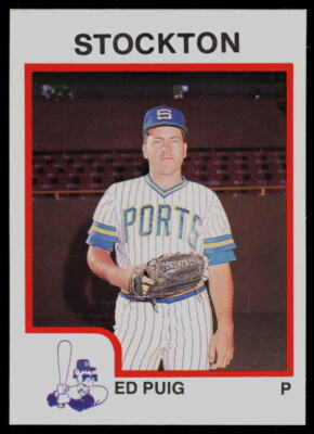 1987 ProCards Ed Puig Stockton Ports | eBay