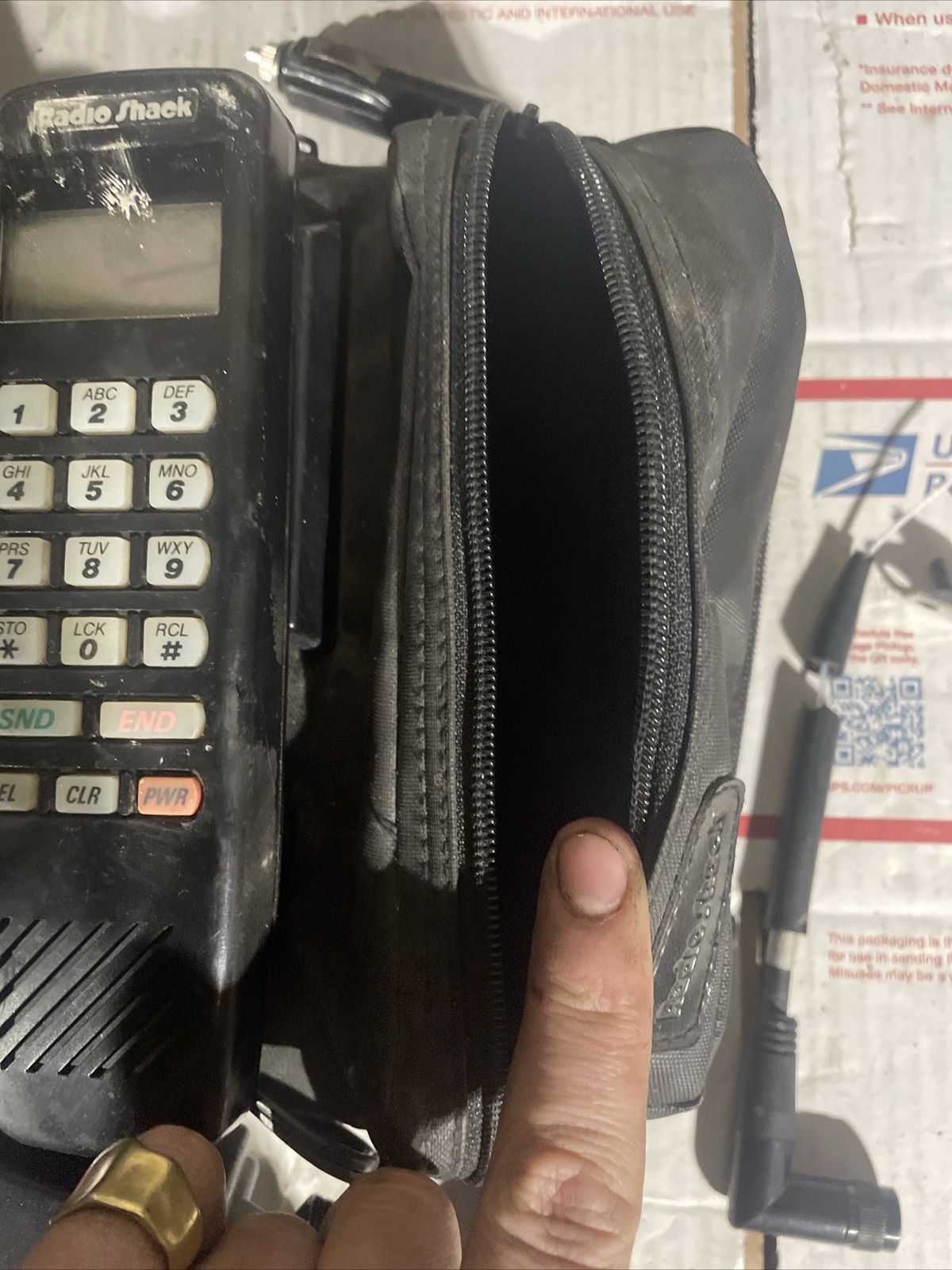 Radio Shack CT-1055 17-1007 Vintage Cellular Transportable Phone Cell ...