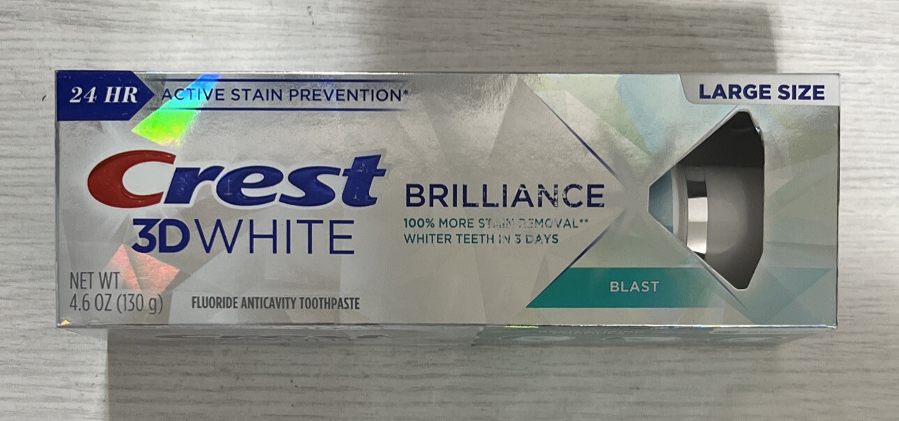 Crest 3D White Brilliance Blast Toothpaste 4.6 Oz Exp 12/26 | eBay
