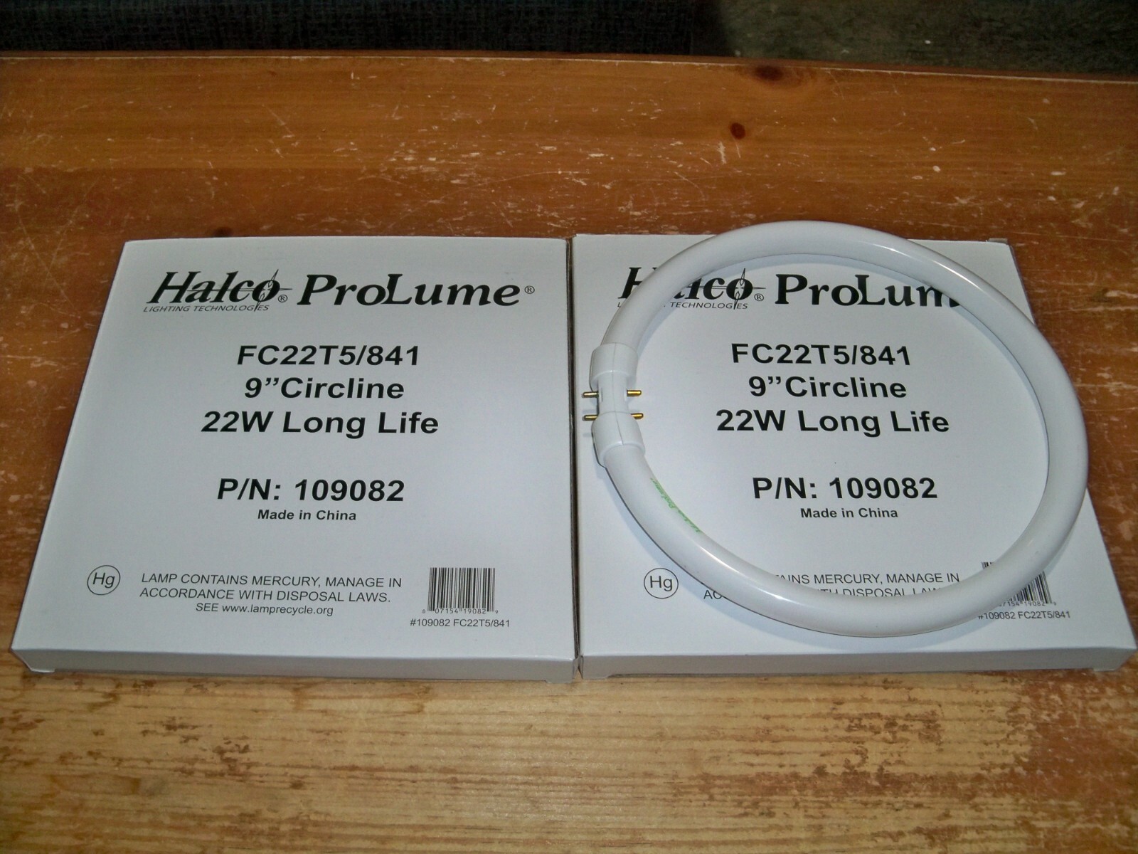 Lot Of 2 HALCO ProLume Bulbs -- FC22T5/841 9" 22W -- 4 Pin Fluorescent ...