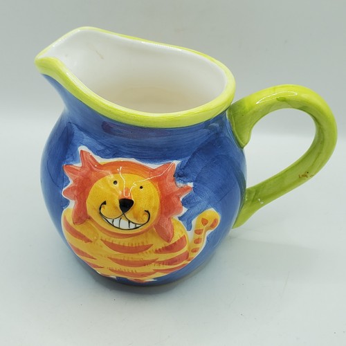 Rayware Small Milk Jug Ceramic Colourful Lion Cat 3D 9cm Tall | eBay