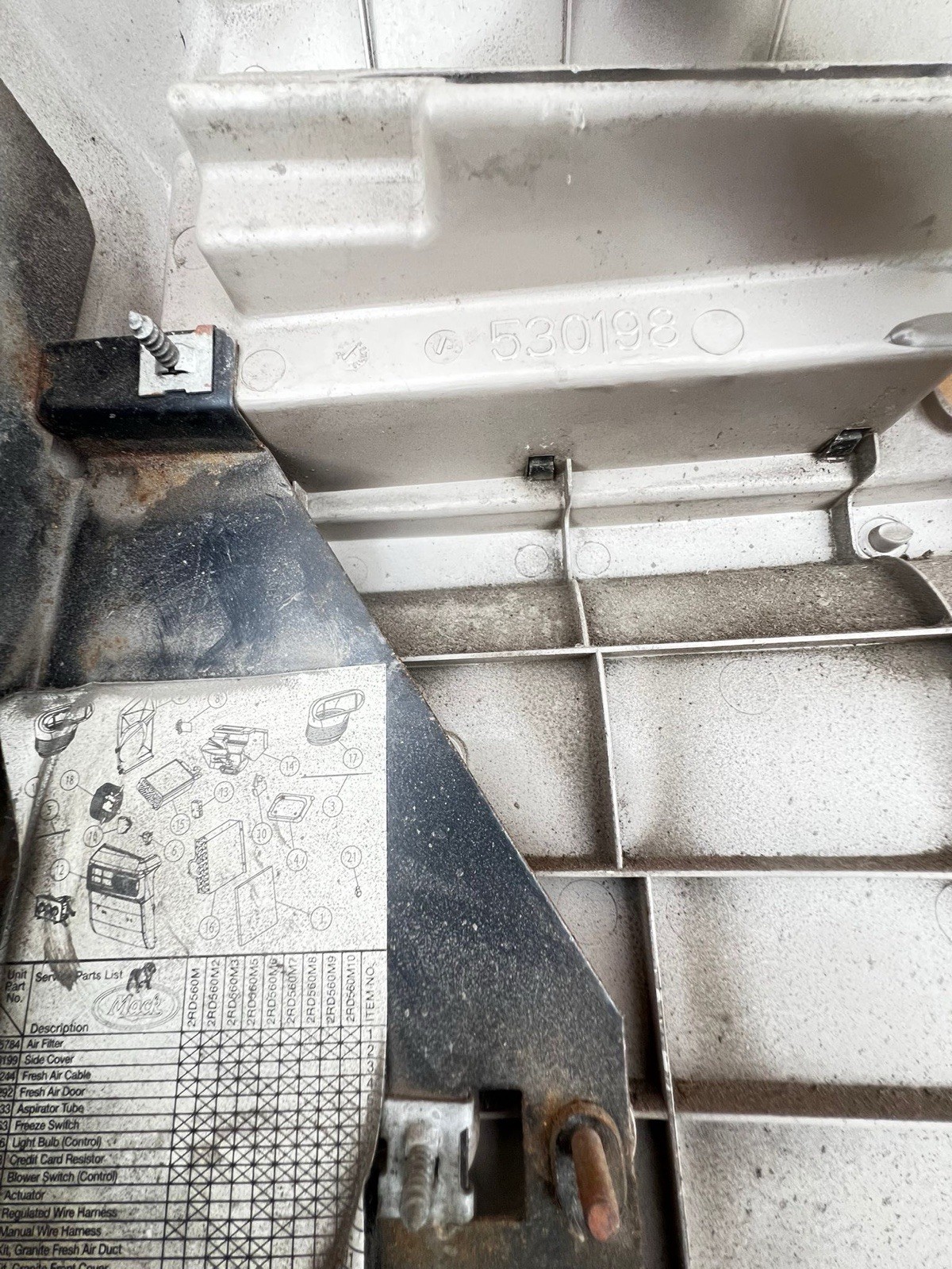 MACK GRANITE DASH PANEL CUP HOLDER 530198 | eBay