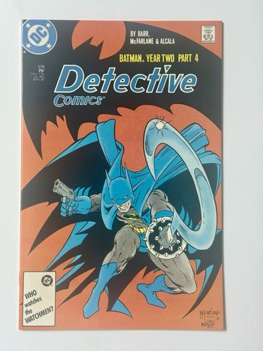 Detective Comics #578 (Sept. 1987) Batman Year Two Pt 4 * McFarlane Art ...