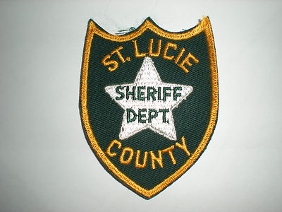 ST. LUCIE COUNTY, FLORIDA SHERIFF'S DEPARTMENT PATCH | eBay