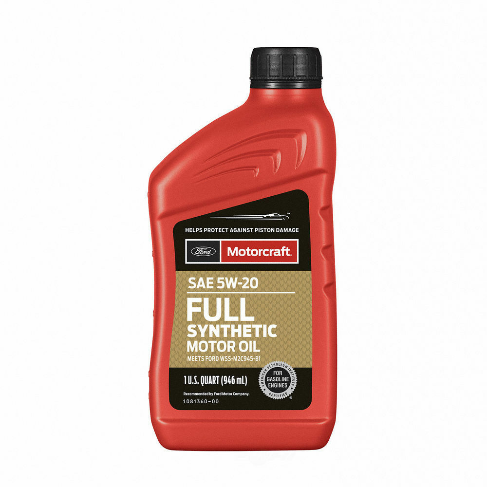 Engine Oil-Full Synthetic Motor Oil - Quart Motorcraft XO-5W20-Q1FS for ...