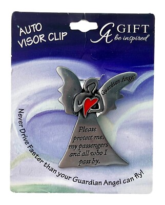 Guardian Angel Car Visor Clip, Gift Be Inspired for New and Experienced ...