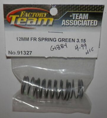 Team Associated 12mm FR Spring Green 3.15 #91327 NIP | eBay