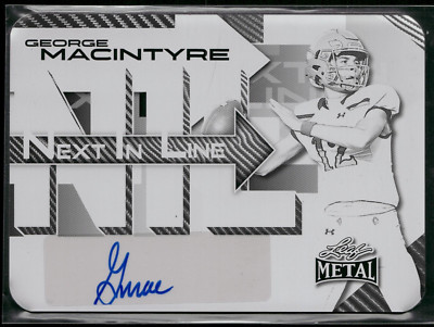 George MacIntyre 2025 Leaf Metal Football Autograph #d Tennessee ...