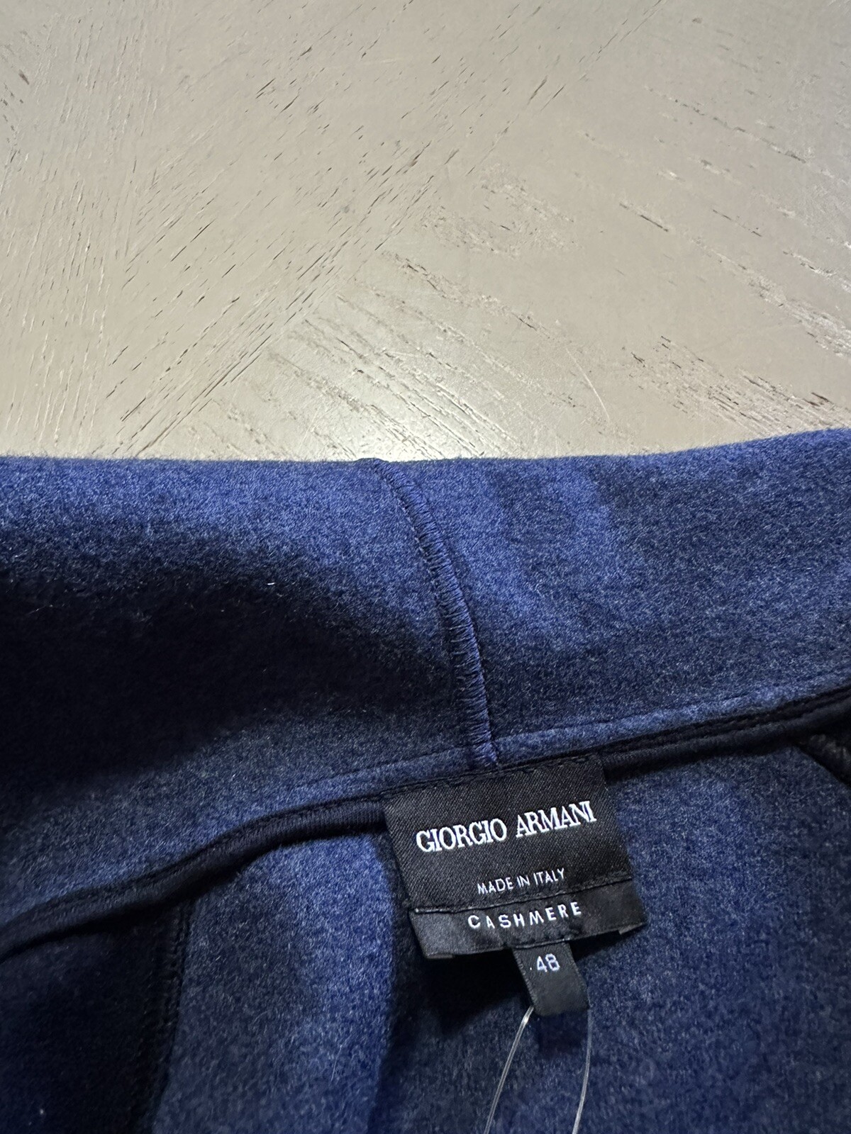 New $7690 Giorgio Armani Men Cashmere Track Suit Color Navy 38 US/48 Eu ...