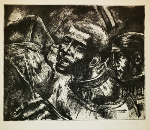 Ralph Douglas SCHARF (1922-1993) Original Pencil SIGNED Etching ...