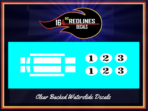 1/64 Redline "Spoilers" White Replica Decal SCR-0412 | eBay