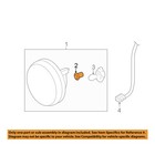 For GMC Cadillac Chevy 11570830 Fog Lamp Assembly Retainer X30 Mounting ...