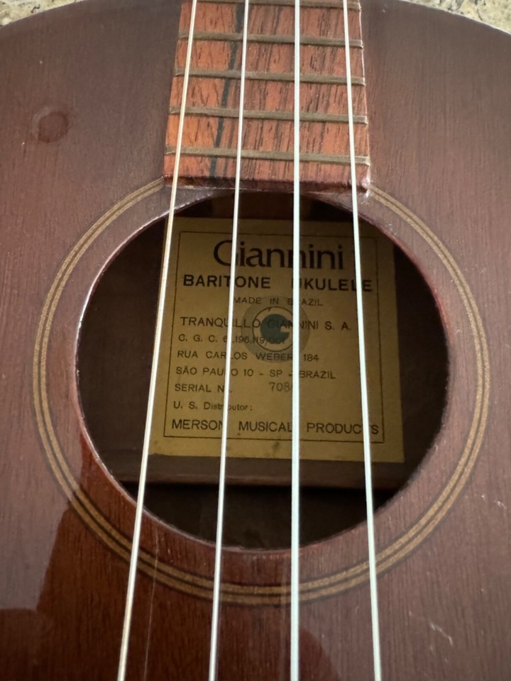 Vintage Giannini Baritone Ukulele | eBay