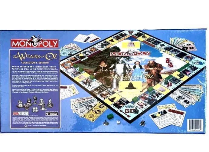 Monopoly "The Wizard of Oz" Board Game 1998 Collector's Edition | eBay