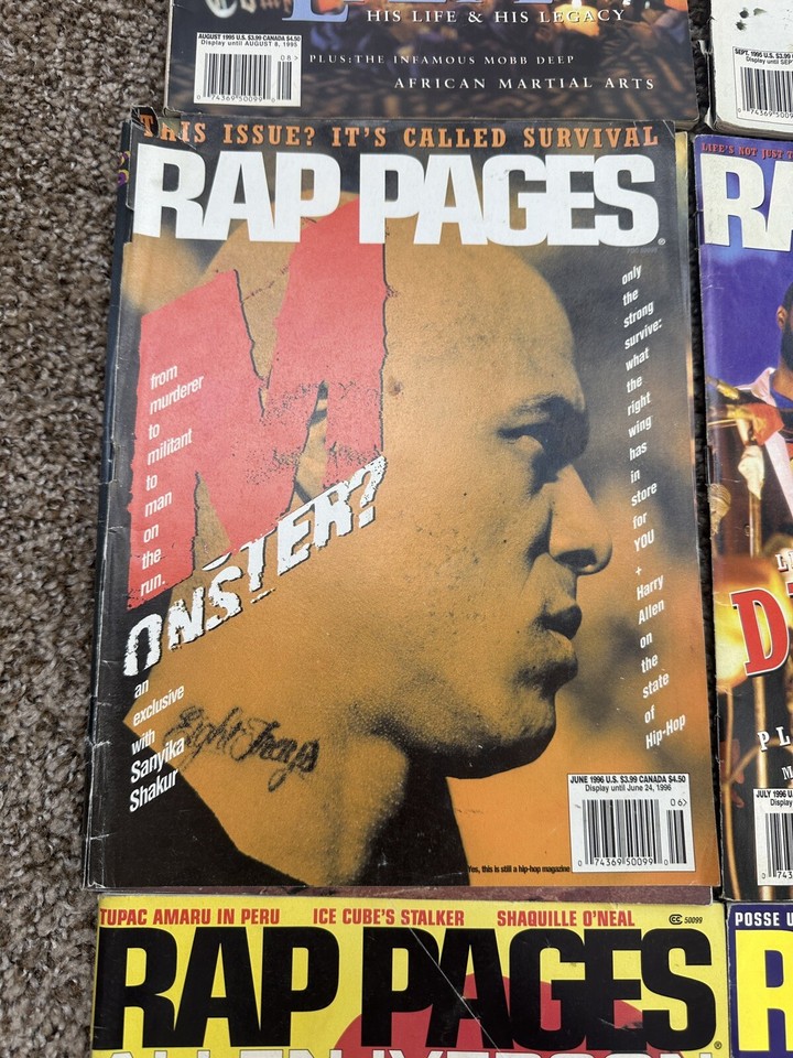 Rap Pages Hip Hop Magazine 1995-1997 Lot Of 17 - Eazy E, The Roots, Etc ...
