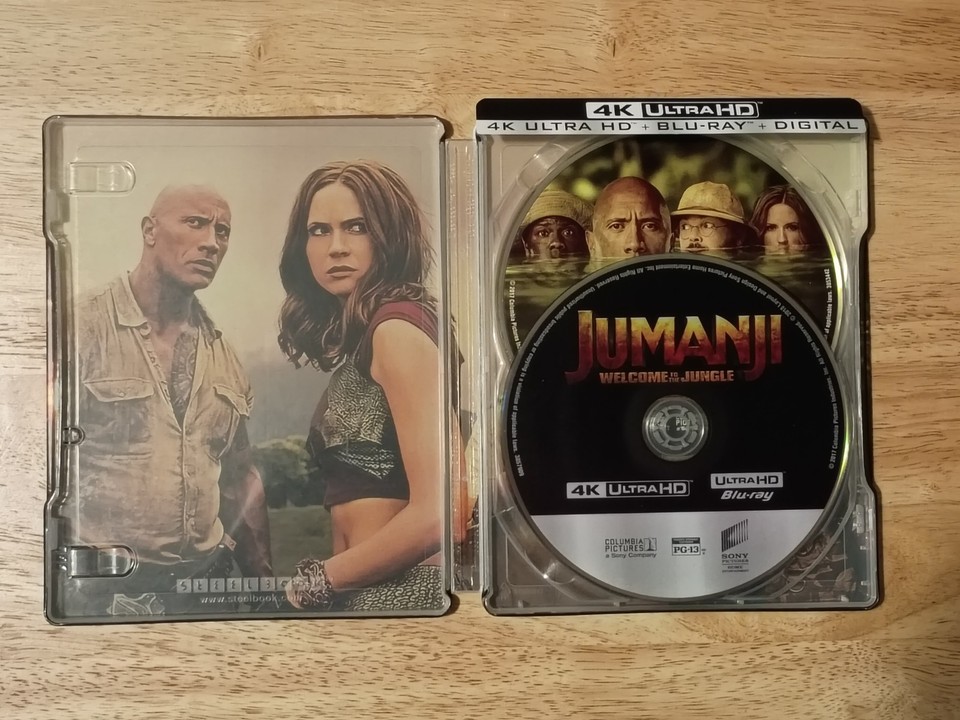 Jumanji Welcome To The Jungle / The Next Level Steelbook 4K | eBay