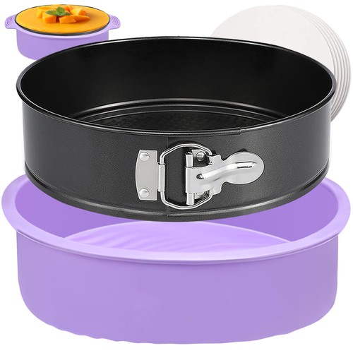 Springform Pan 9 Inch Nonstick Cheesecake Pan with Protector Leakproof ...