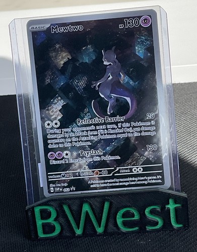 Mewtwo LP Scarlet & Violet Promo IR Full Art 52 2023 Pokemon TCG Card ...