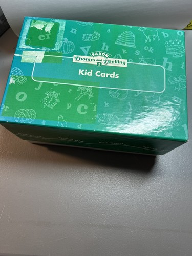 Saxon phonics and spelling kid cards GRADE 1, with classroom box | eBay