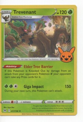 Trevenant Holo -017/196 - Trick or Trade 2022 Pokemon | eBay