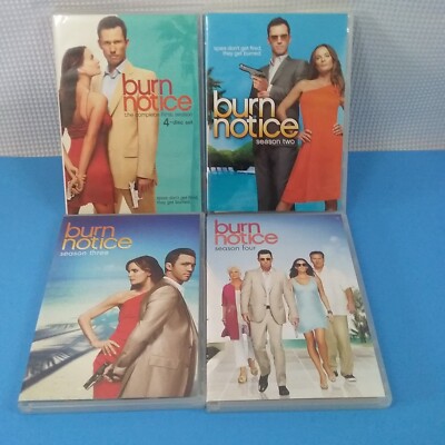 Burn Notice: Complete Seasons 1-4 DVDs 24543519317| eBay