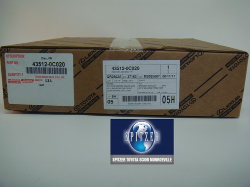 TOYOTA OEM 07-21 TUNDRA/Sequoia Front OEM FRONT BRAKE ROTOR 435120C020 ...