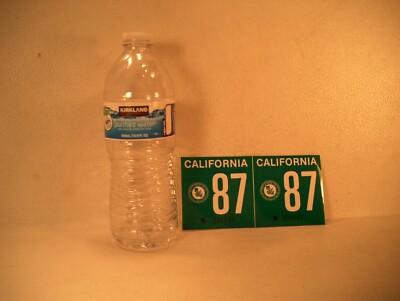 VINTAGE DMV CALIFORNIA BOAT STICKER 1987 | eBay