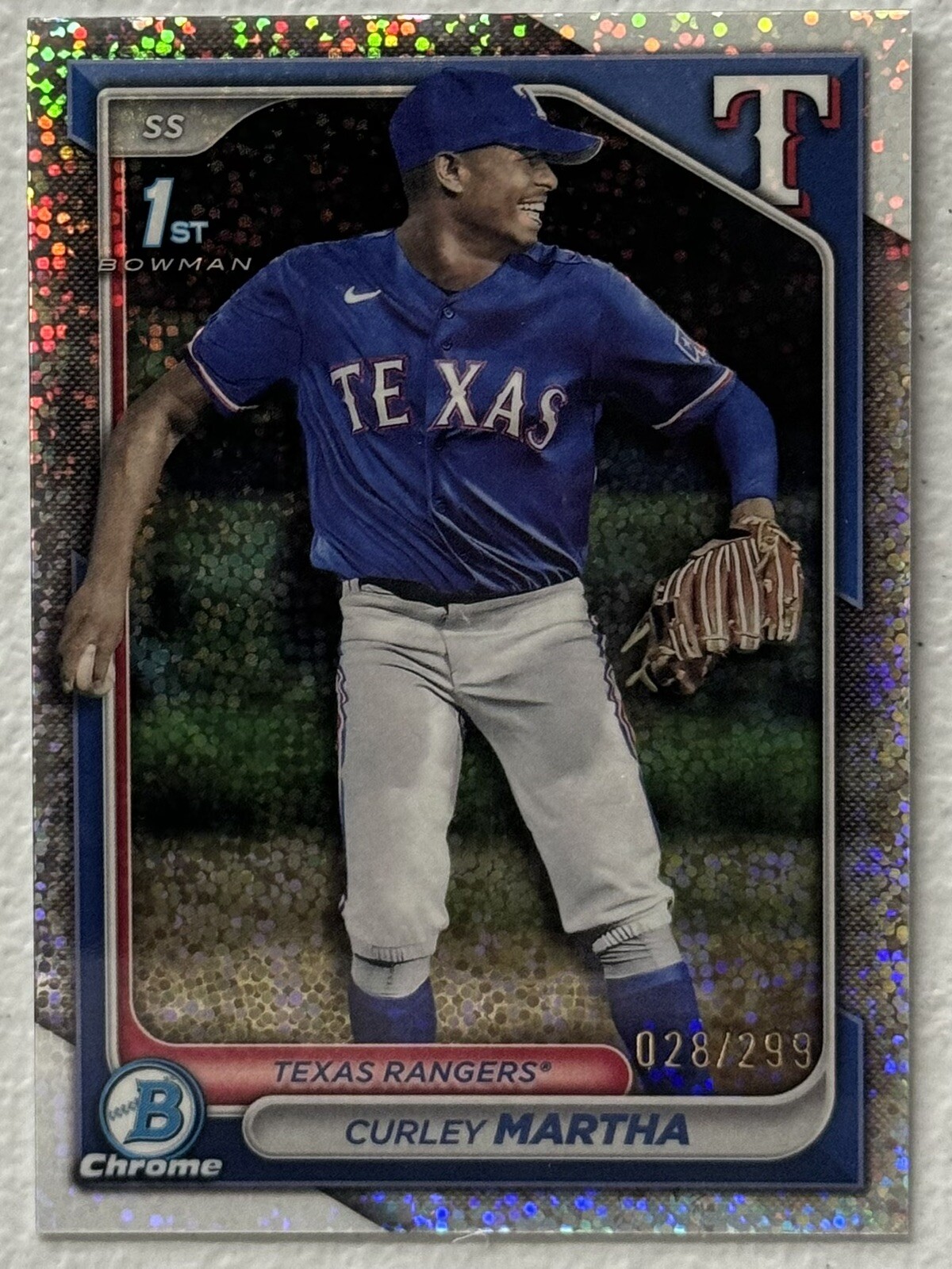 2024 Curley Martha Bowman Chrome Speckle Refractor 28/299 | eBay