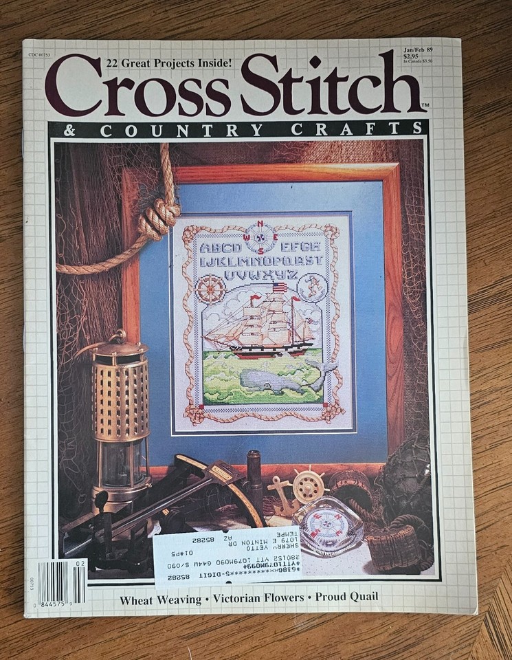 1980's - 1990's Vintage Cross Stitch & Country Craft Magazine - You ...