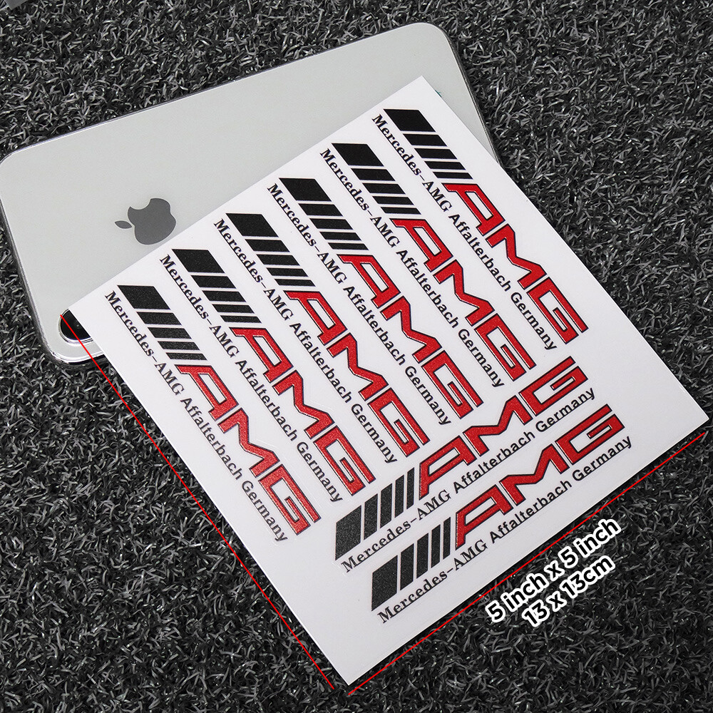 Buy For Car Merceds AMG Edition Sport Sticker 3D Decal Stripes Logo ...