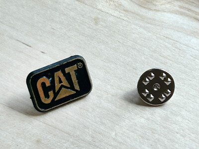 Caterpillar CAT Logo Heavy Equipment Operator Pinback Lapel Pin | eBay