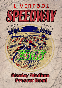 Liverpool Speedway Retro Advertising A4 Size Poster Print | eBay