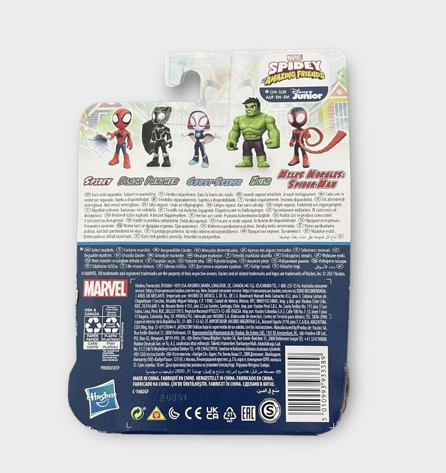 Disney Jr Marvel Spidey And His Amazing Friends Hulk Action Figure | eBay