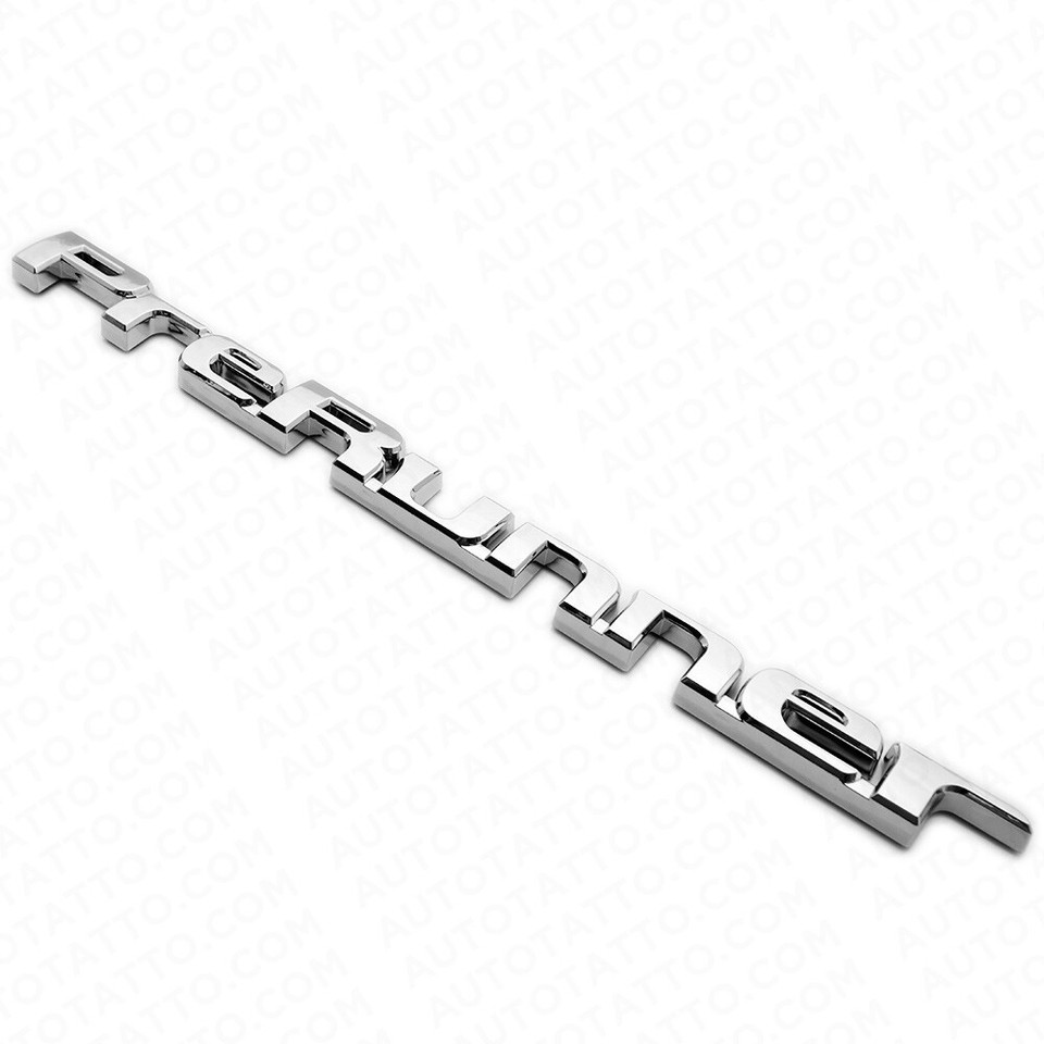 Toyota 05-16 Tacoma PreRunner Letter Chrome Tailgate Emblem Badge ...