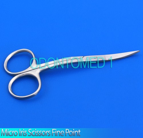 Micro Iris Scissors Fine Point 4.5" Large Ring Surgical Instruments | eBay