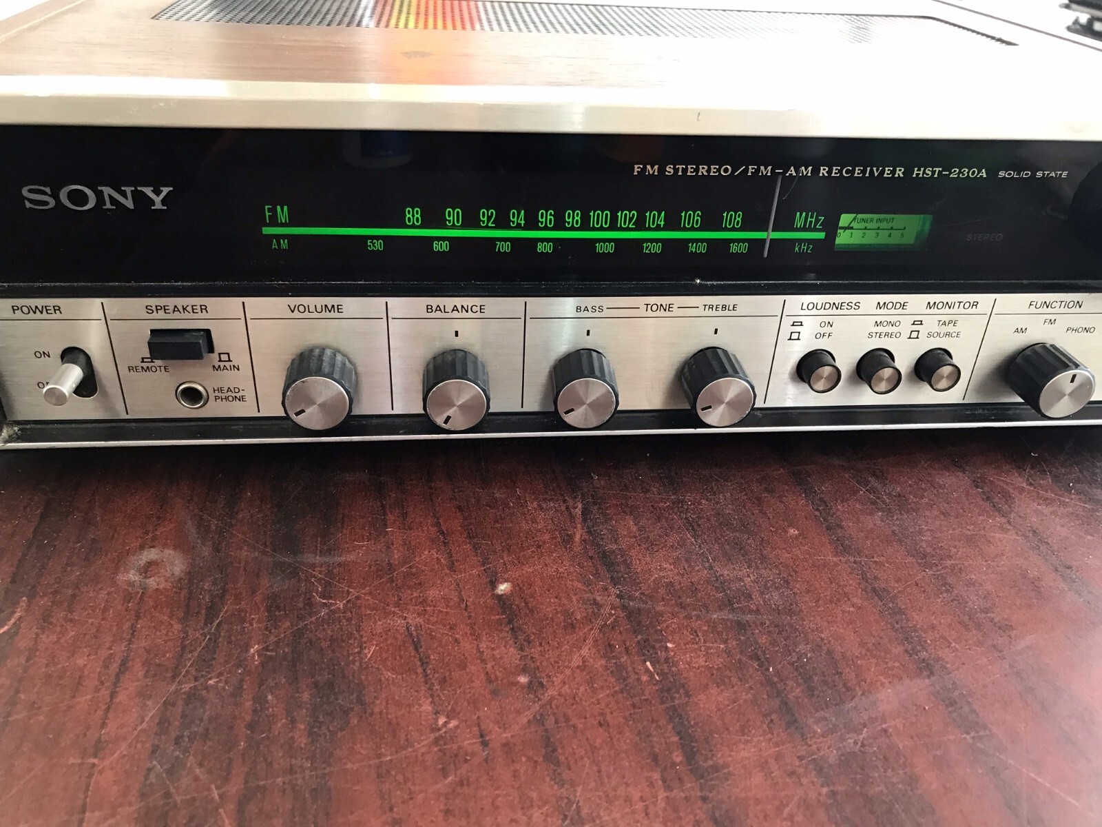 Vintage, Sony HST 230A FM/AM Stereo Receiver PLZ READ | eBay