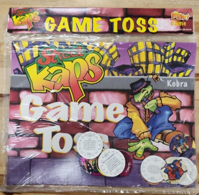 Street Kaps Game Toss Vintage Rare Pog Set New & Sealed Kobra Snake ...