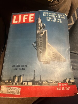 Life Magazine May 20,1957 Air Force Unveils First Vertuet | eBay