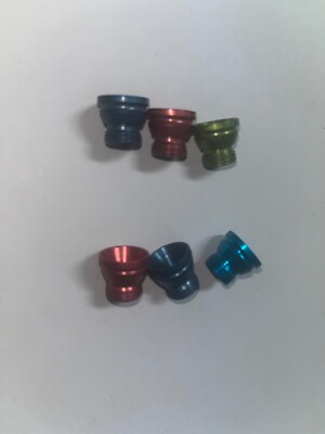 3pc aluminum anodize bong Funnel 1 Hit Bowls for Tobacco water Pipes ...