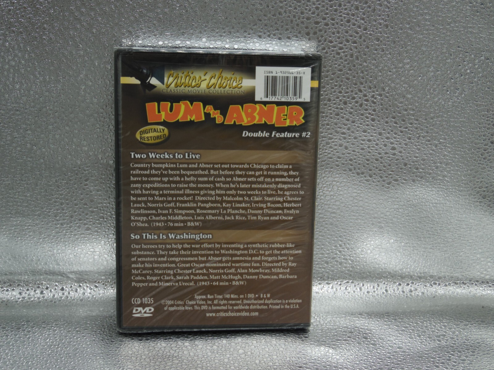 Lum Abner Double Feature Vol. 2: Two Weeks To Live /So This Is ...