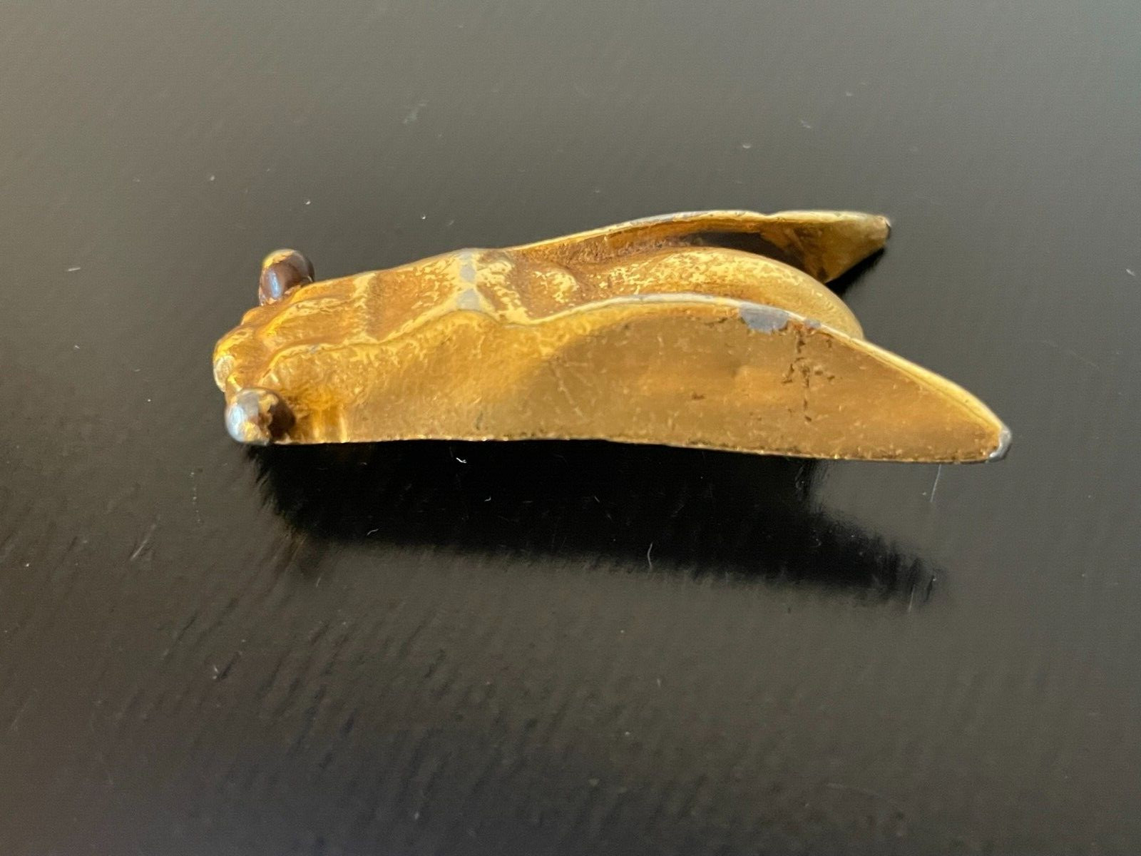 Cicada Pin Brooch Alva Museum Replica Gold - Gem