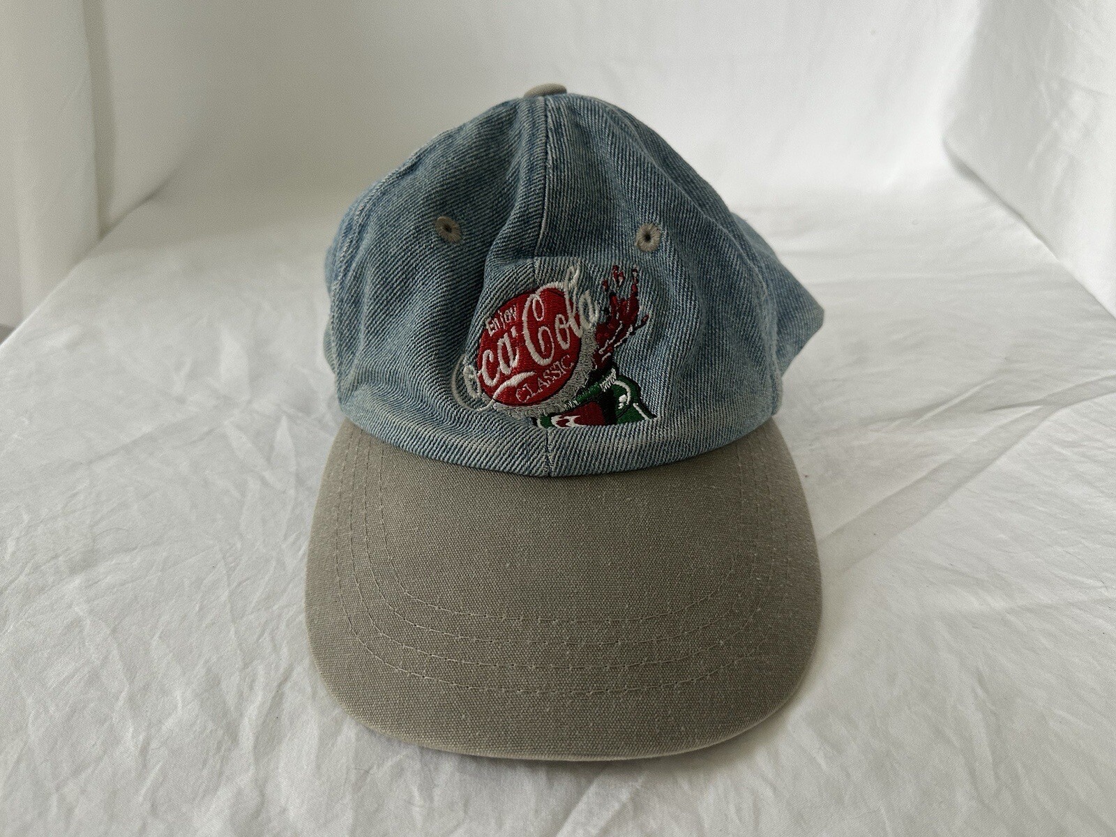 Vintage Coca Cola Snapback Hat Adult Adjustable Denim… - Gem