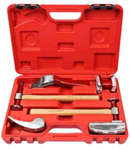 HAMMER AND DOLLY KIT HAMMER & DOLLY SET 6 PCE HICKORY HANDLE PANEL ...