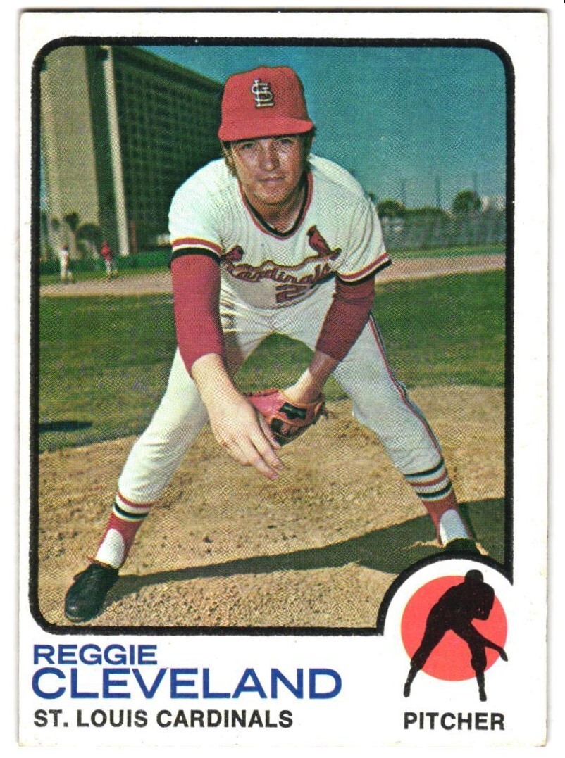 1973 Topps Baseball #104 Reggie Cleveland St. Louis Cardinals - Ex/NM ...