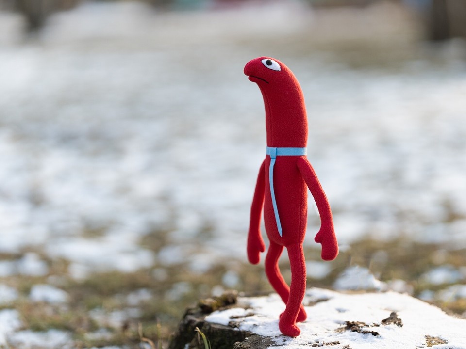 Glep Plush inspired by Smiling Friends plush Handmade Smiling Friends ...